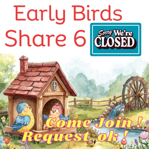Other | Closed Friday Early Birds Share 6 | Poshmark